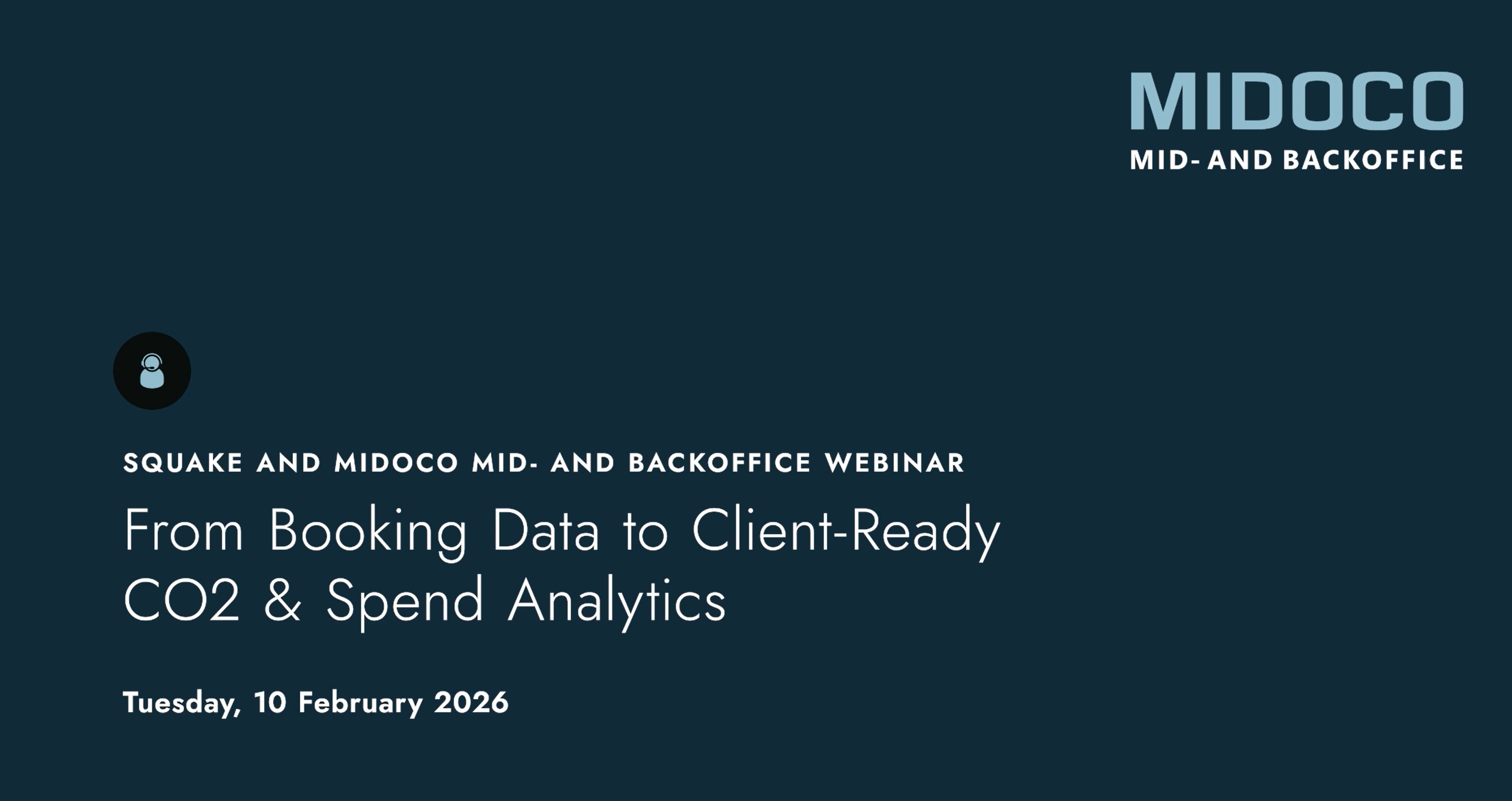 Midoco Inside Webinar - From Booking Data to Client-Ready CO2 & Spend ...